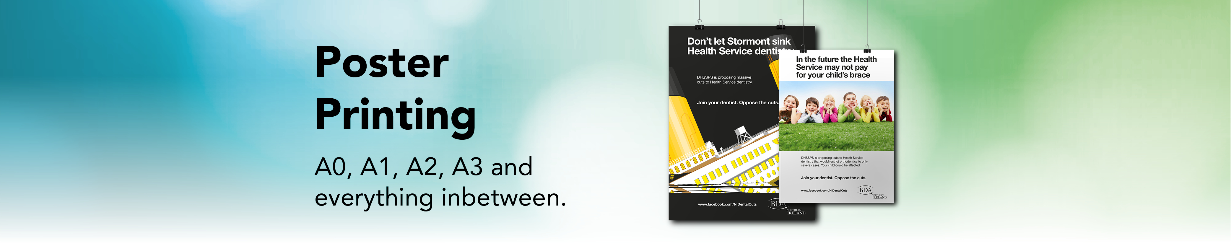 Header Banners (POSTER PRINTING) NEW Bombouche