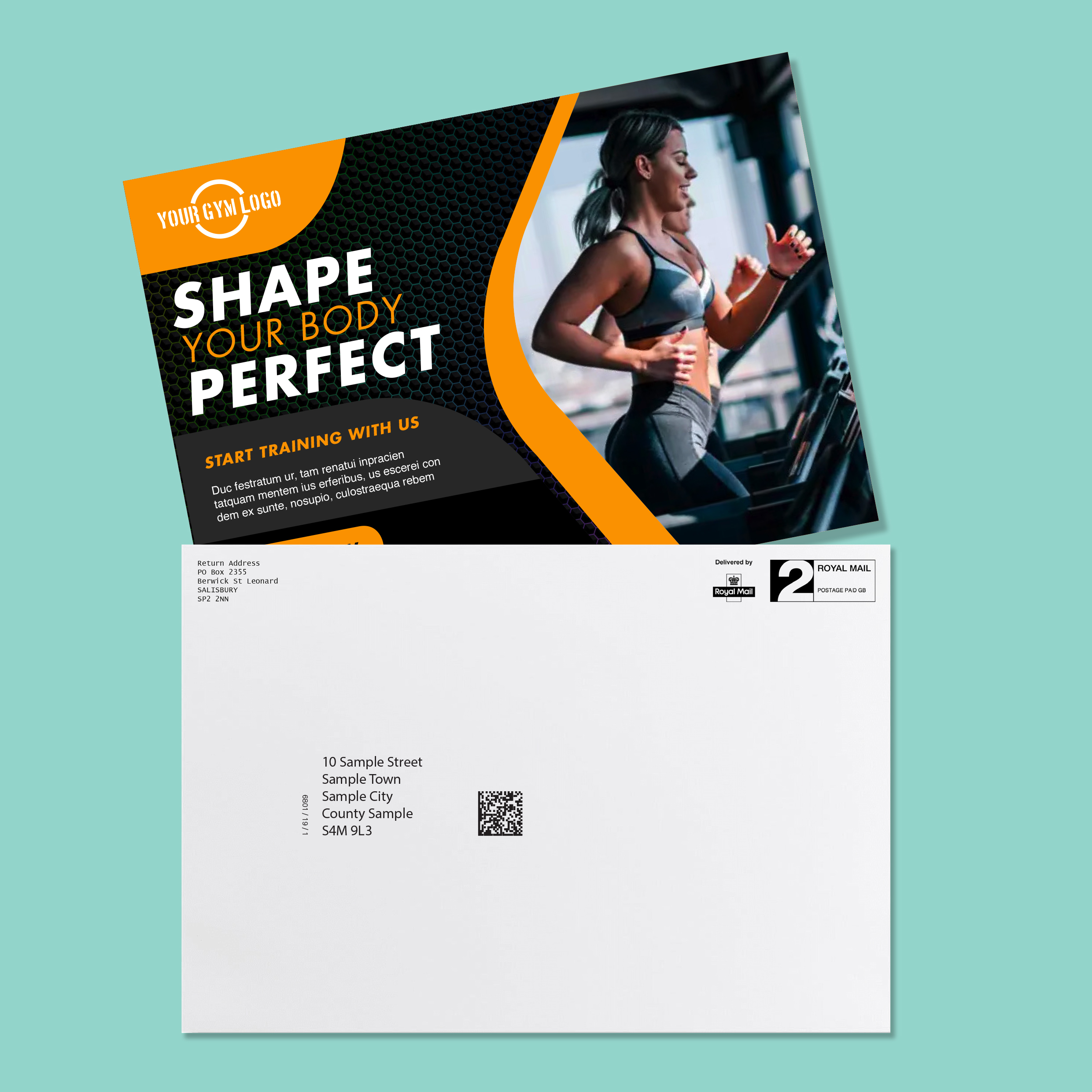 A5 Leaflet 2pp into C5 Non-Window Envelope (personalised inc. 2nd class ...