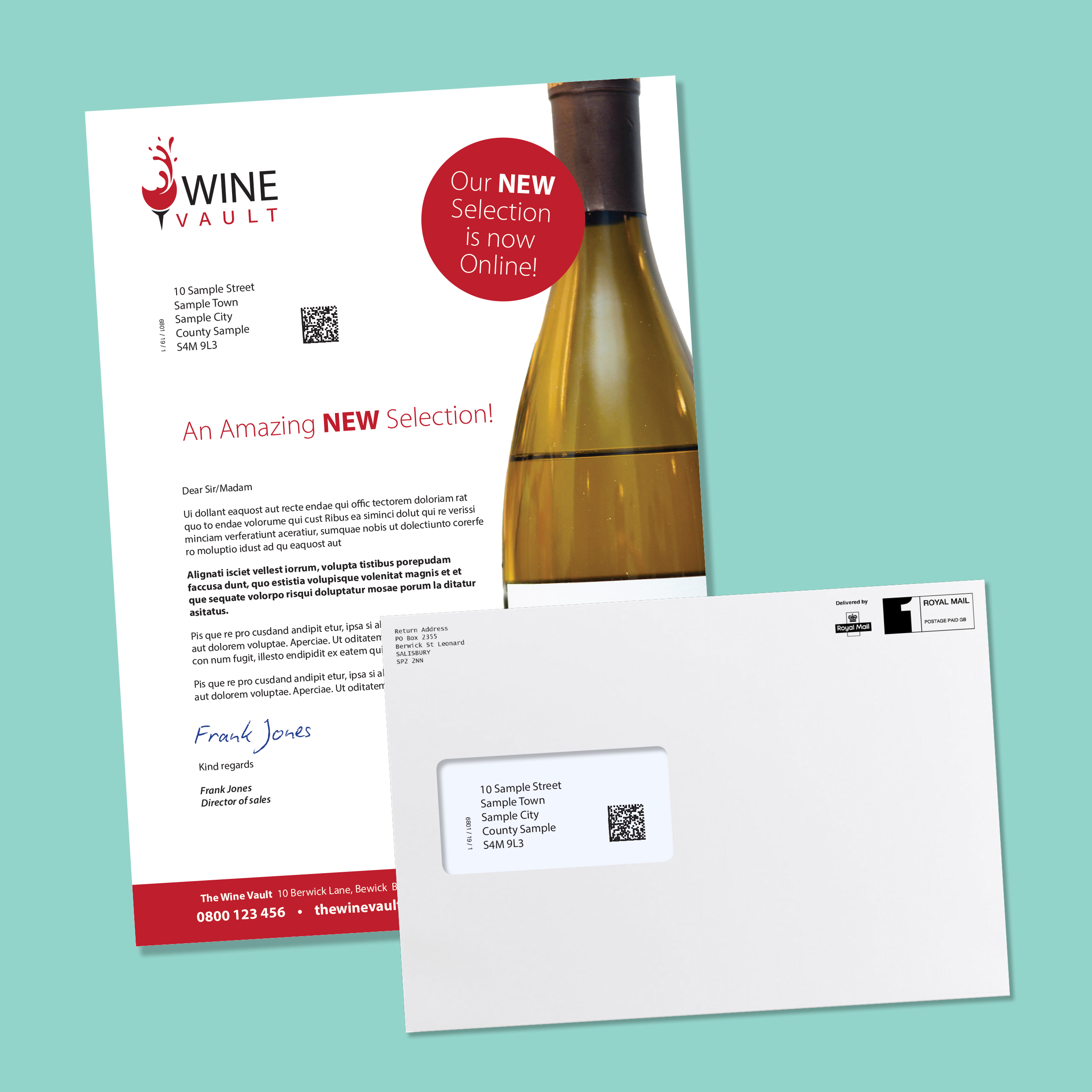 A4 Letters 100gsm Single sided colour Personalised (Including 1st class ...