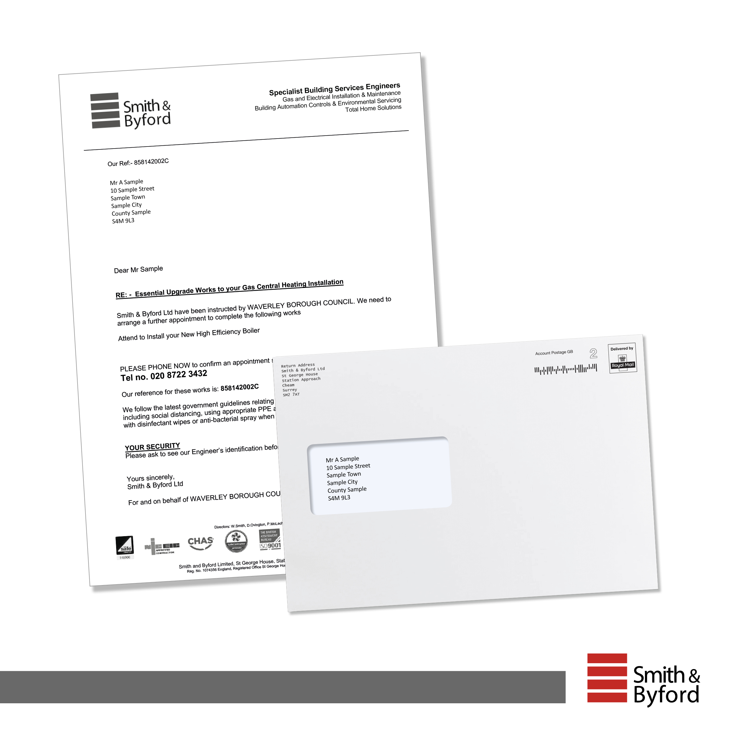 SAB-A4BW - A4 Letter Single-Sided Black & White (inc. 2nd class postage ...